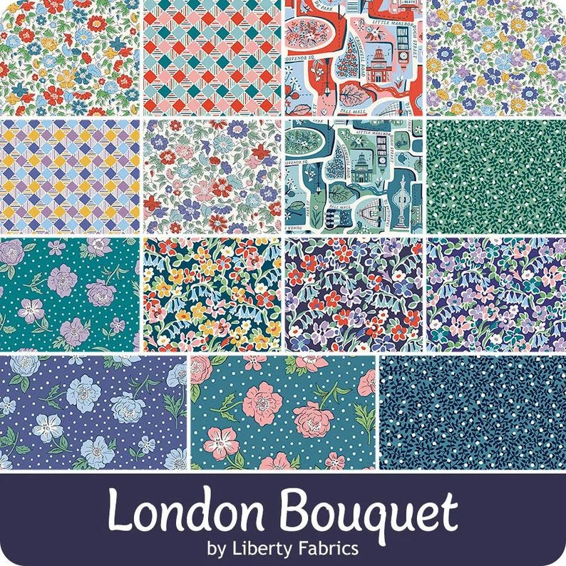 LONDON BOUQUET 10-Inch Stacker Precuts by Liberty Fabrics – All Things Quilty