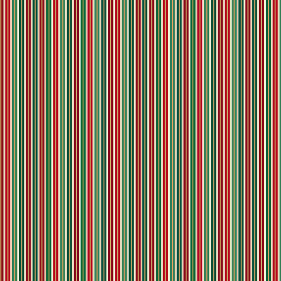 Jolly Saint Nick: MULTI STRIPE Fabric (1/2 yd) by Makower UK – All ...